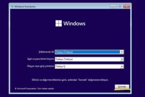 FreeDOS Bilgisayara Windows 11 Kurma
